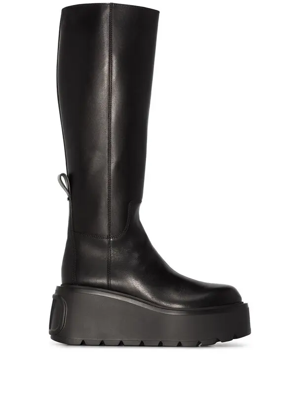Valentino Garavani Vlogo Platform Knee-high Boots