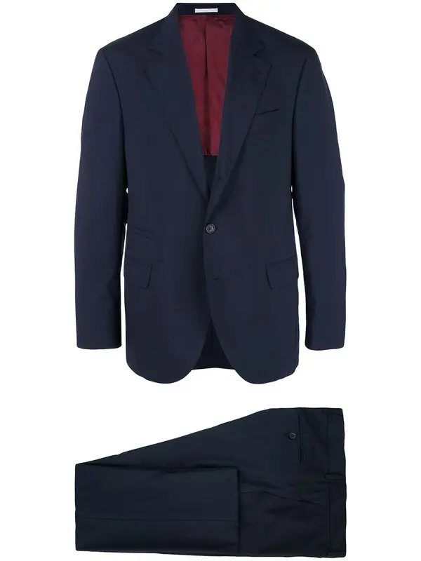 Brunello Cucinelli Two Piece Formal Suit - Blue