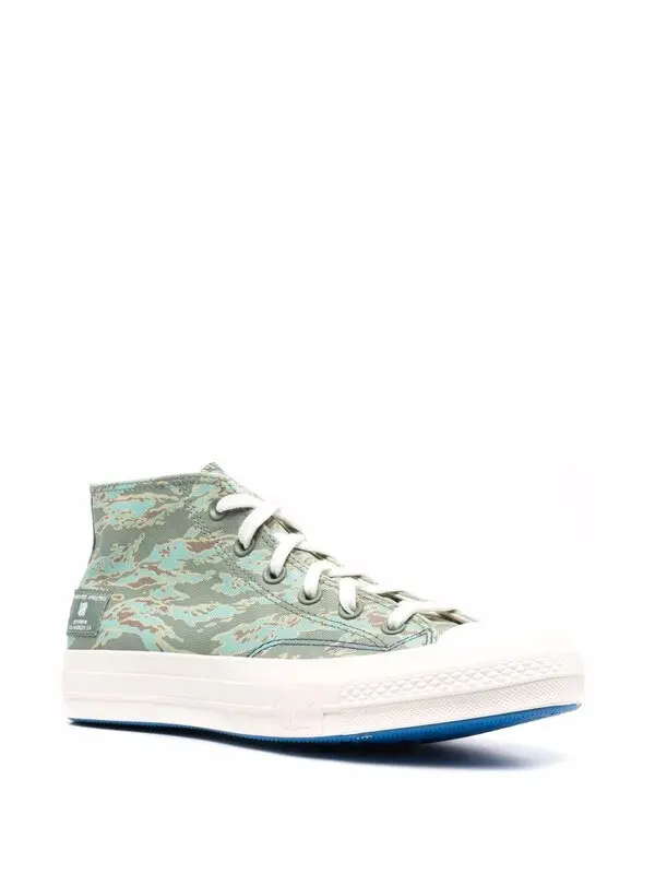 CONVERSE X Undefeated Chuck 70 Mid Sneakers - Green
