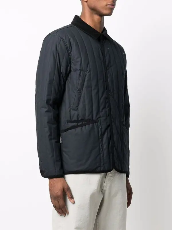 Woolrich X British Millerain Barrier Quilted Shirt Jacket
