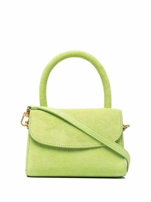 By Far Suede Mini Top Handle Bag