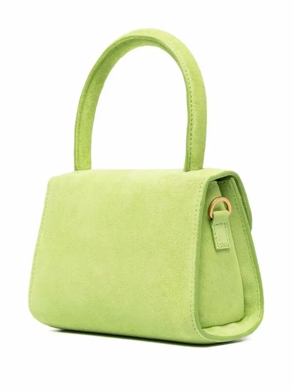 By Far Suede Mini Top Handle Bag