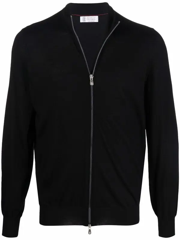 Brunello Cucinelli Zip-up Knitted Cardigan