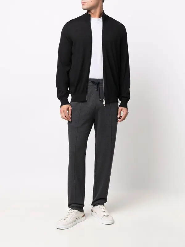 Brunello Cucinelli Zip-up Knitted Cardigan