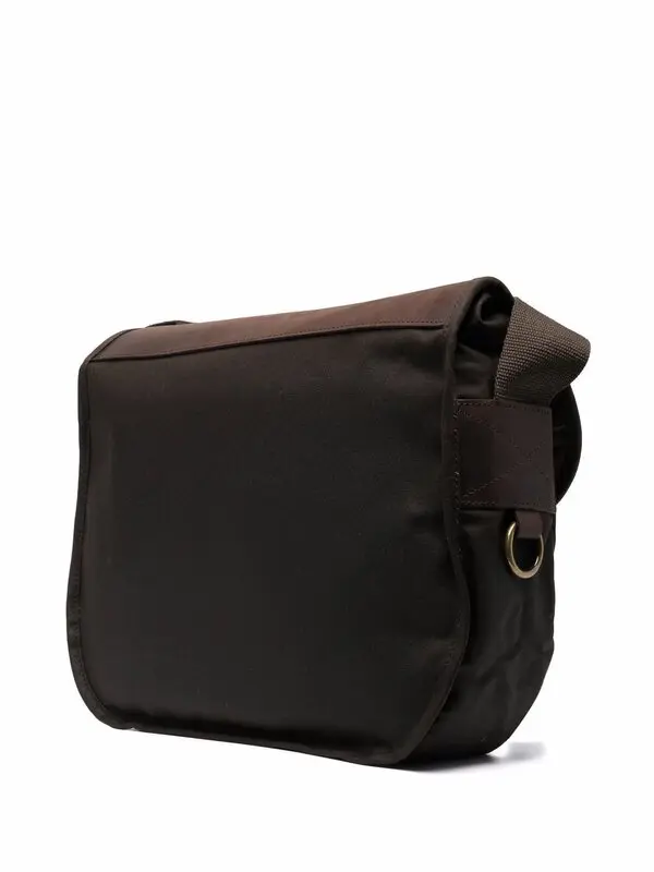 Barbour Leather Messenger Bag