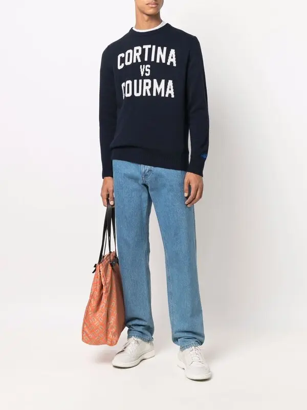 MC2 SAINT BARTH Slogan Crew-neck Jumper