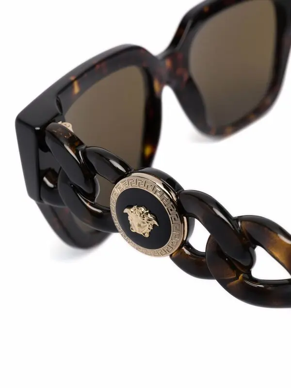 Versace Sculpted Square Sunglasses