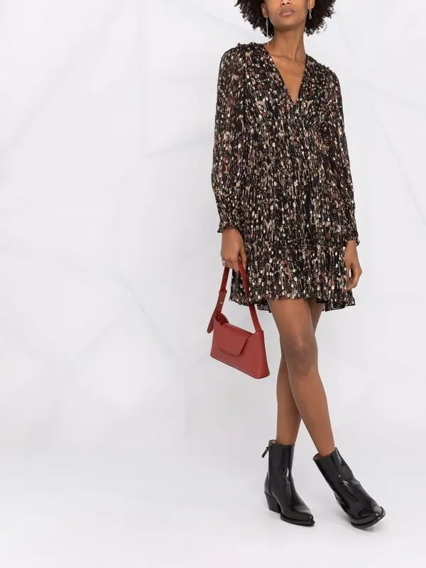 Sandro Floral Voile Dress