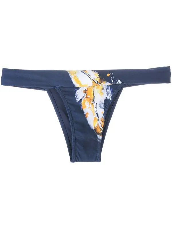 LENNY NIEMEYER Printed Bikini Bottom - Blue