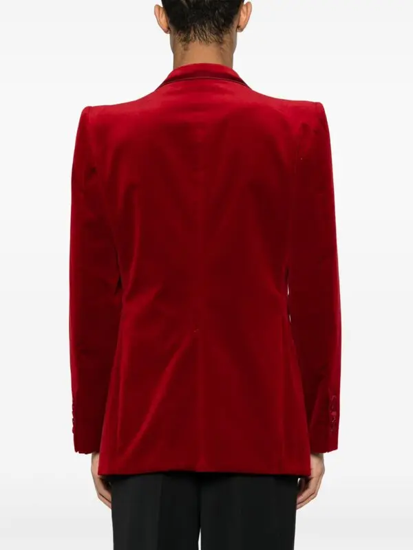 Gucci Velvet Single-breasted Blazer