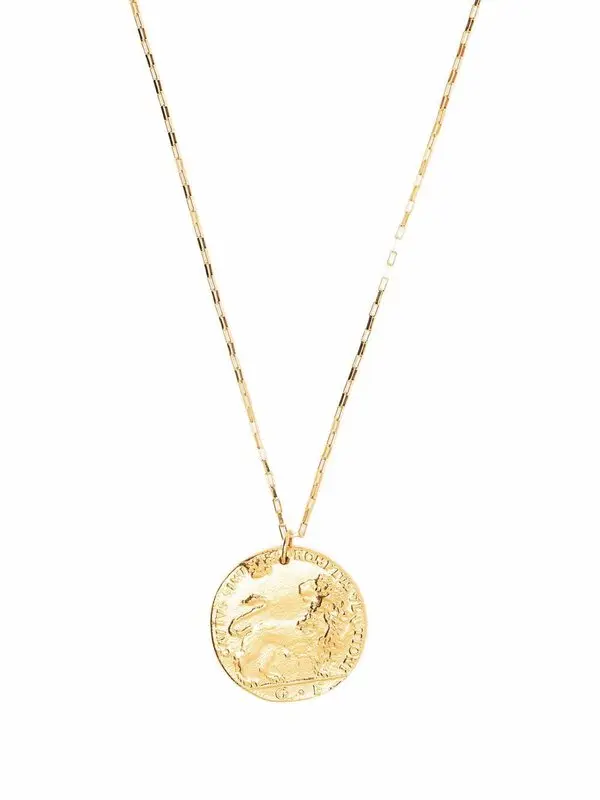 ALIGHIERI Il Leone Medallion Necklace - Gold