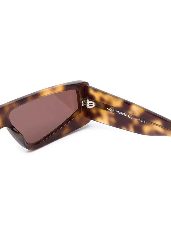 COURREGES Tortoiseshell-effect Sunglasses