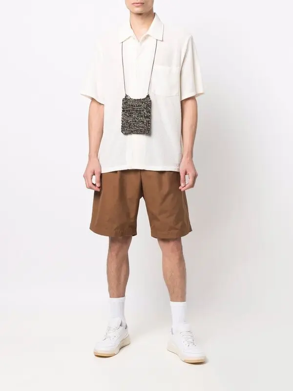 Our Legacy Textured-finish Short-sleeve Shirt - Neutrals