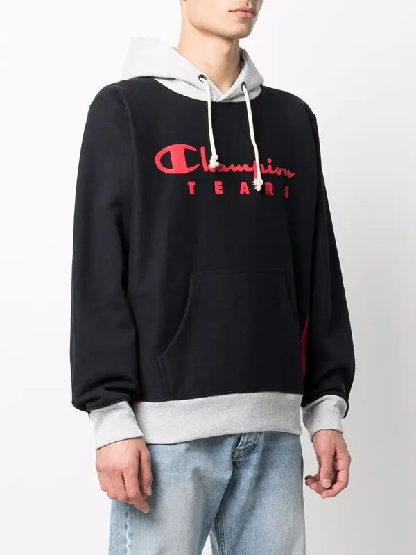 Champion Logo Print Hoodie