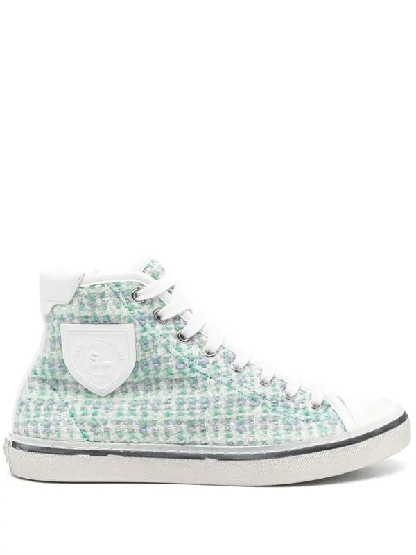 Saint Laurent Logo-patch High-top Sneakers