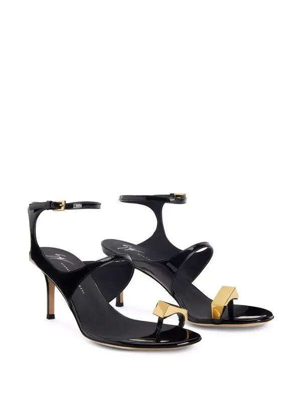 GIUSEPPE ZANOTTI Ciubecca 70mm Patent Leather Sandals