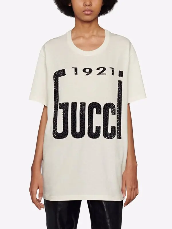 Gucci 1921 Print T-Shirt - White | Editorialist