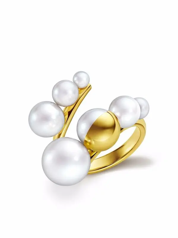 TASAKI 18kt Yellow Freshwater Pearl Ring - Gold