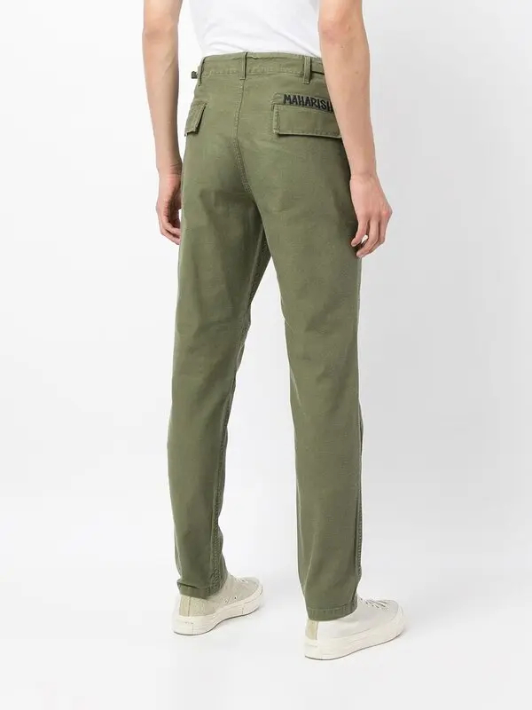 MAHARISHI Tapered Slim-fit Trousers - Green