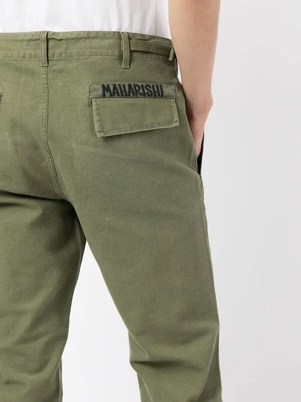 MAHARISHI Tapered Slim-fit Trousers - Green