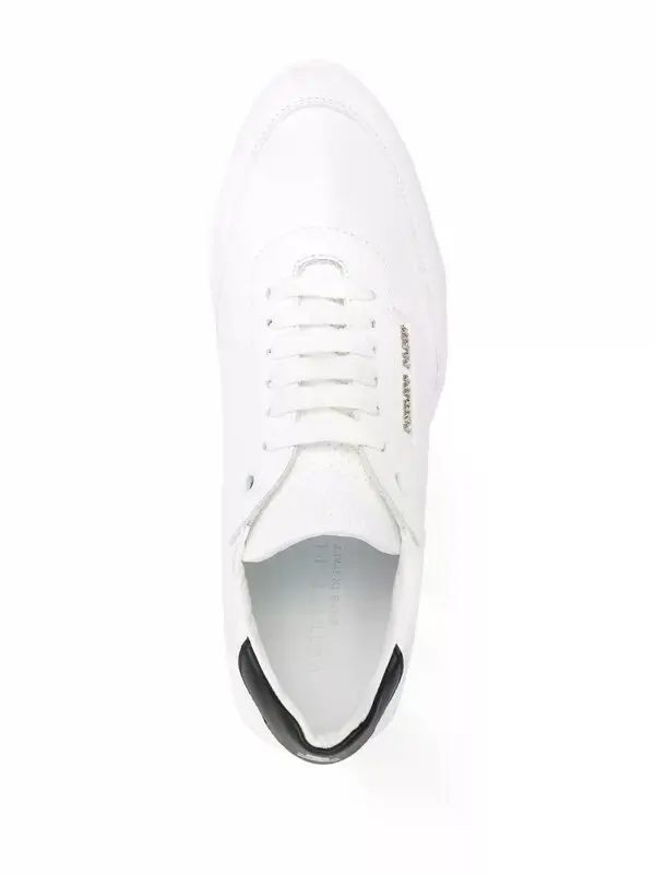 Philipp Plein Low-top Leather Sneakers - White
