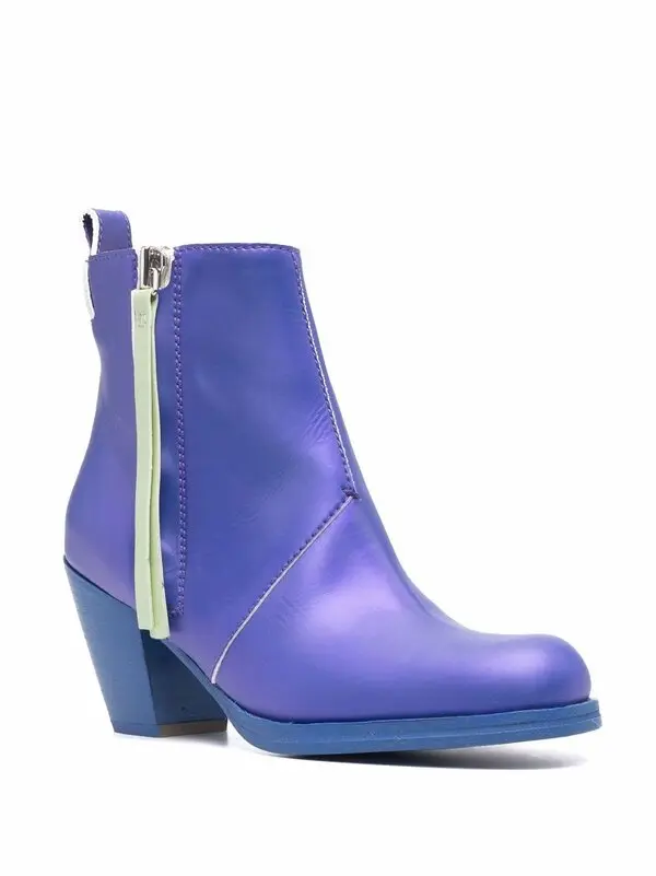 HONEY FUCKING DIJON Zip-up Heeled Leather Boots