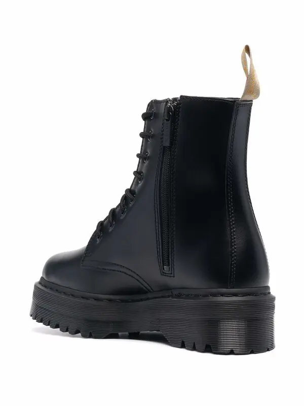Dr. Martens Jadon Vegan-leather Platform Boots - Black