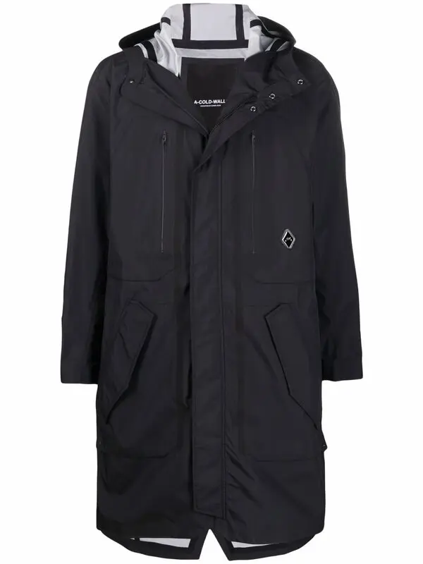A-COLD-WALL* System Logo-print Parka Coat