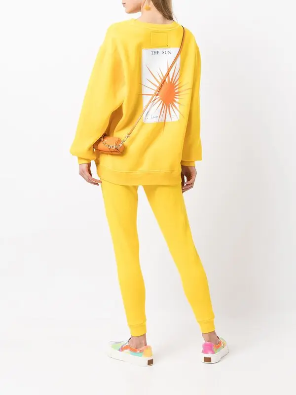 LA DETRESSE The Sun-motif Cotton-blend Sweatshirt