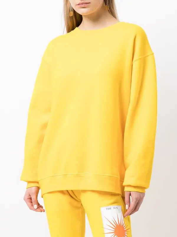 LA DETRESSE The Sun-motif Cotton-blend Sweatshirt