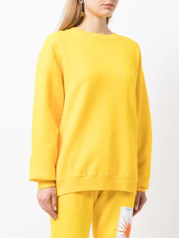 LA DETRESSE The Sun-motif Cotton-blend Sweatshirt