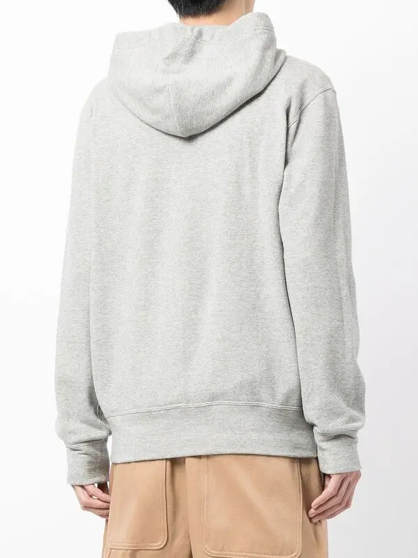 Play Comme Des Garcon Heart Patch Zip-up Hoodie