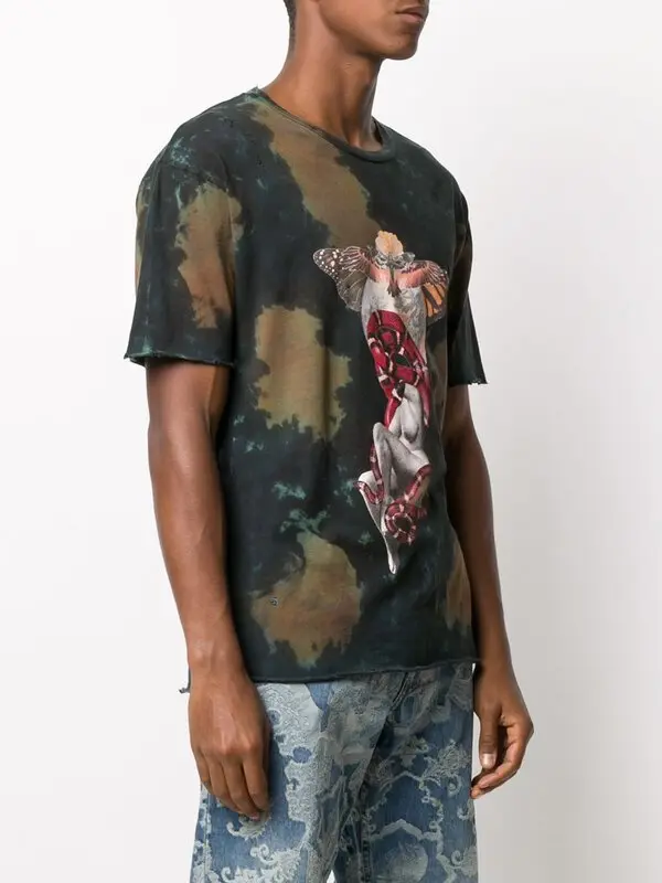 Alchemist Graphic-print Cloud-wash T-shirt