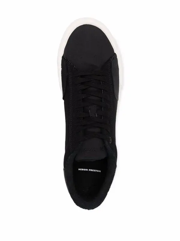 Heron Preston Vulcanized Low-top Sneakers - Black