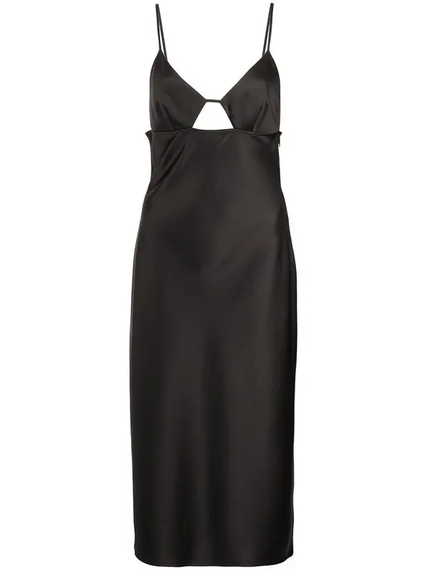FLEUR DU MAL Keyhole Slip Dress