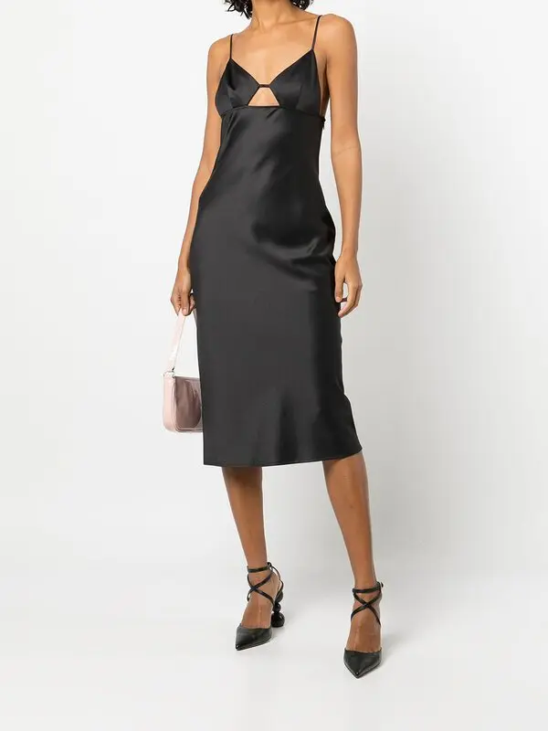 FLEUR DU MAL Keyhole Slip Dress