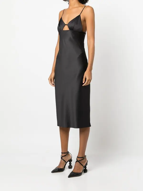 FLEUR DU MAL Keyhole Slip Dress