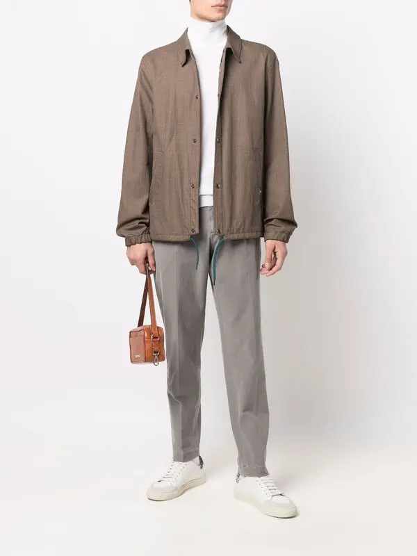 DELL'OGLIO Fine Knit Roll Neck Jumper - White