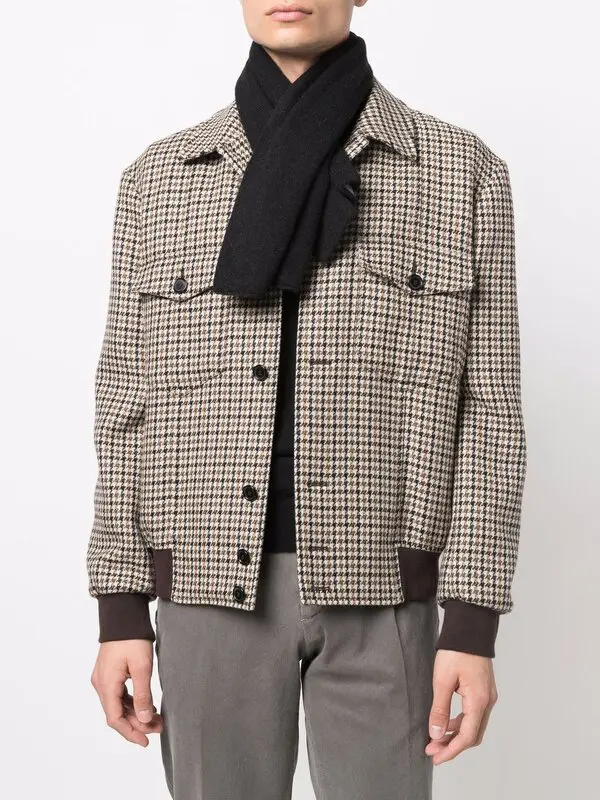 DELL'OGLIO Reversible Cashmere Scarf