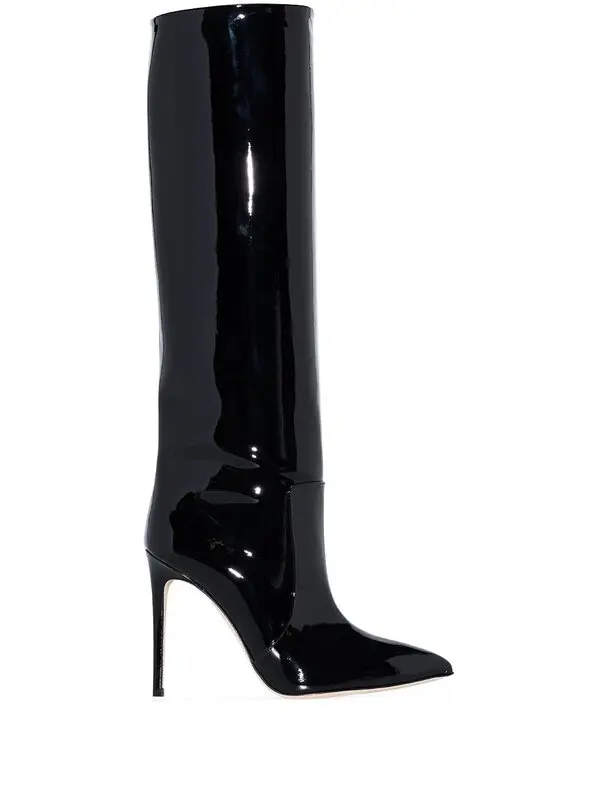 Paris Texas 105mm Knee-high Boots - Black