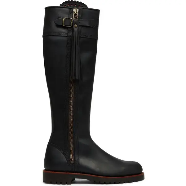 Penelope Chilvers Tassel Knee High Boot - 101 Black