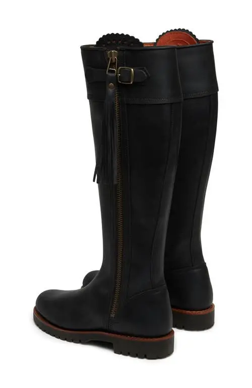 Penelope Chilvers Tassel Knee High Boot - 101 Black