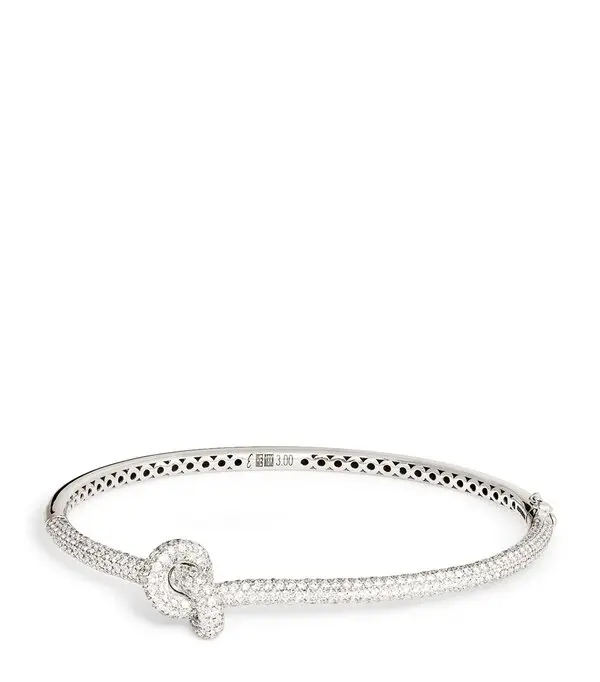 ENGELBERT The Legacy Knot Bangle - White
