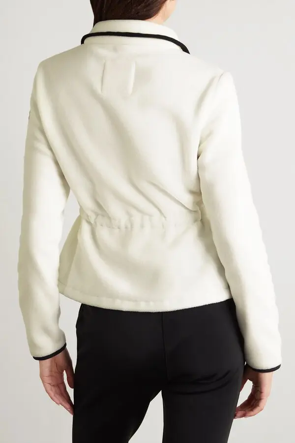 ERIN SNOW Recycled Fleece Zip-up Jacket - Cream