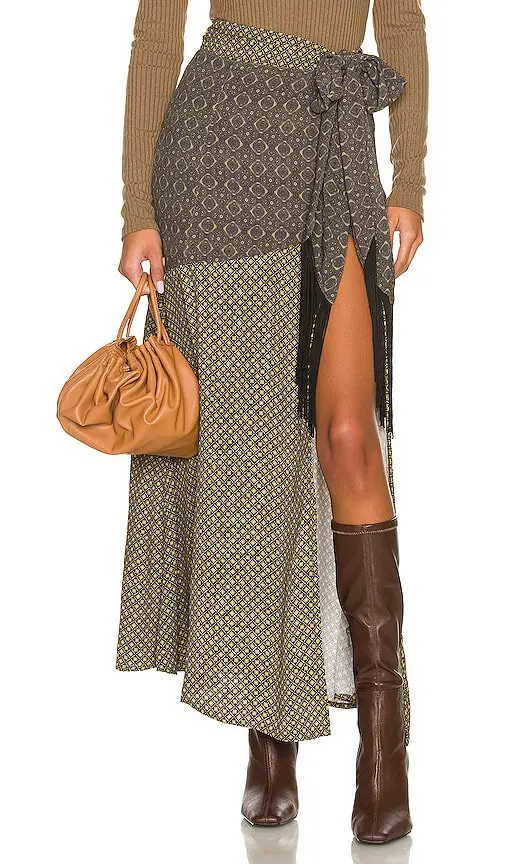 House Of Harlow 1960 X Giorgia Skirt - Geo Multi