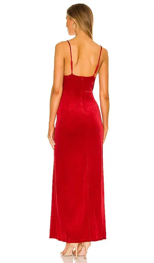 chinese dress ladies The Aurora Velvet Sleeveless Slip Maxi Dress Elegant Evening Party Sty   Amara Lise