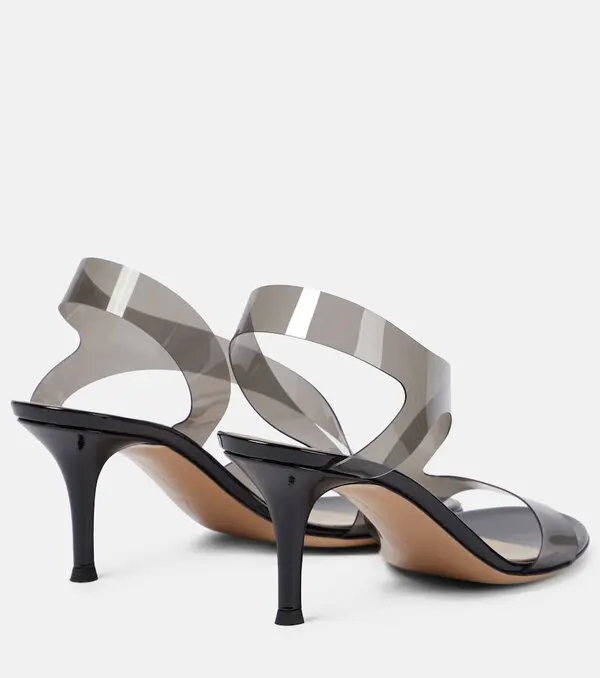 GIANVITO ROSSI Metropolis 70 Slingback Sandals - Black