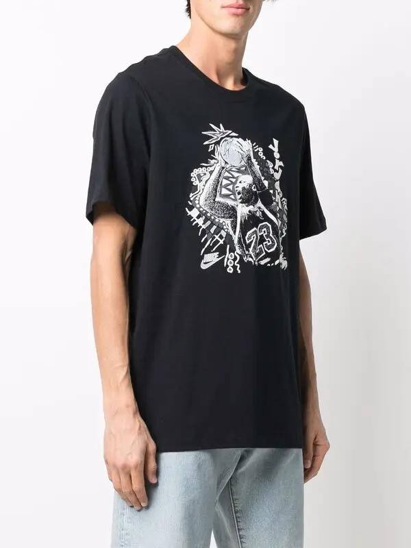 JORDAN Vintage Mj Print T-shirt - Black