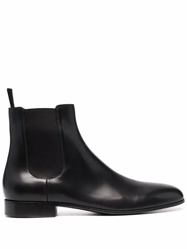 GIANVITO ROSSI Ankle-length Chelsea Boots - Black