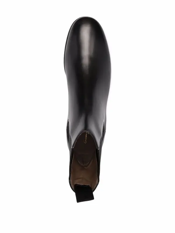 GIANVITO ROSSI Ankle-length Chelsea Boots - Black